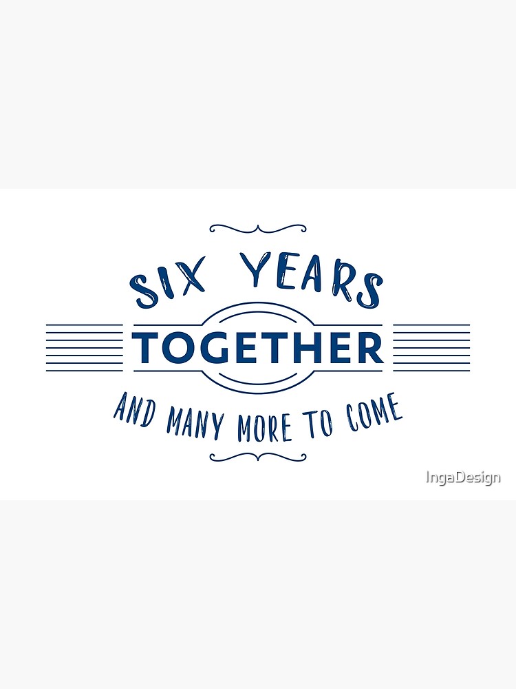 Lámina fotográfica «Cotización del estado de la relación de Six Years ...