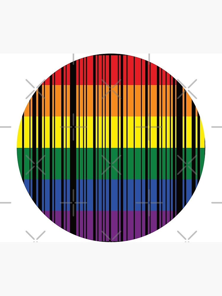 "Rainbow barcode" Poster by Ricogfx | Redbubble