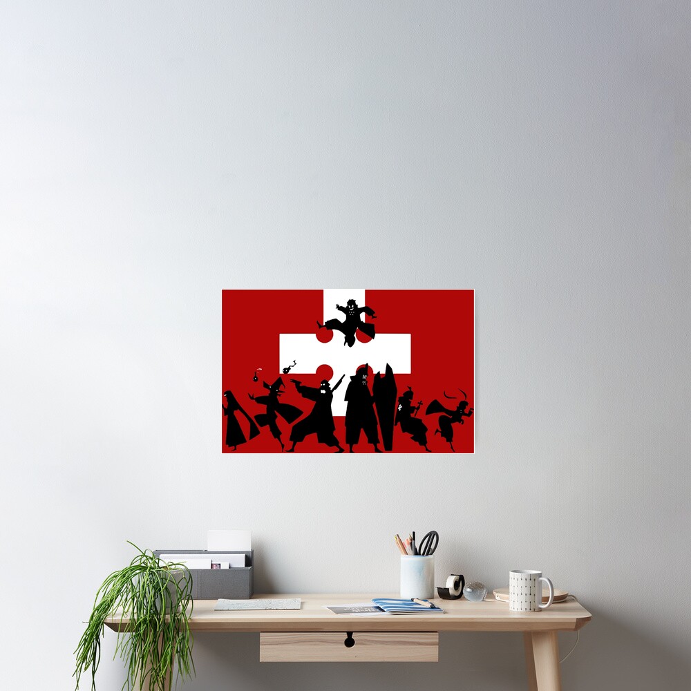 "fire force anime logo" Poster by jonesbradly | Redbubble