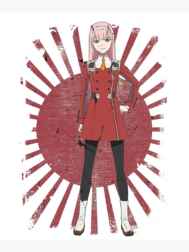"Zero two strelitzia, Darling in the Franxx, ditf, darlifra" Poster by ...