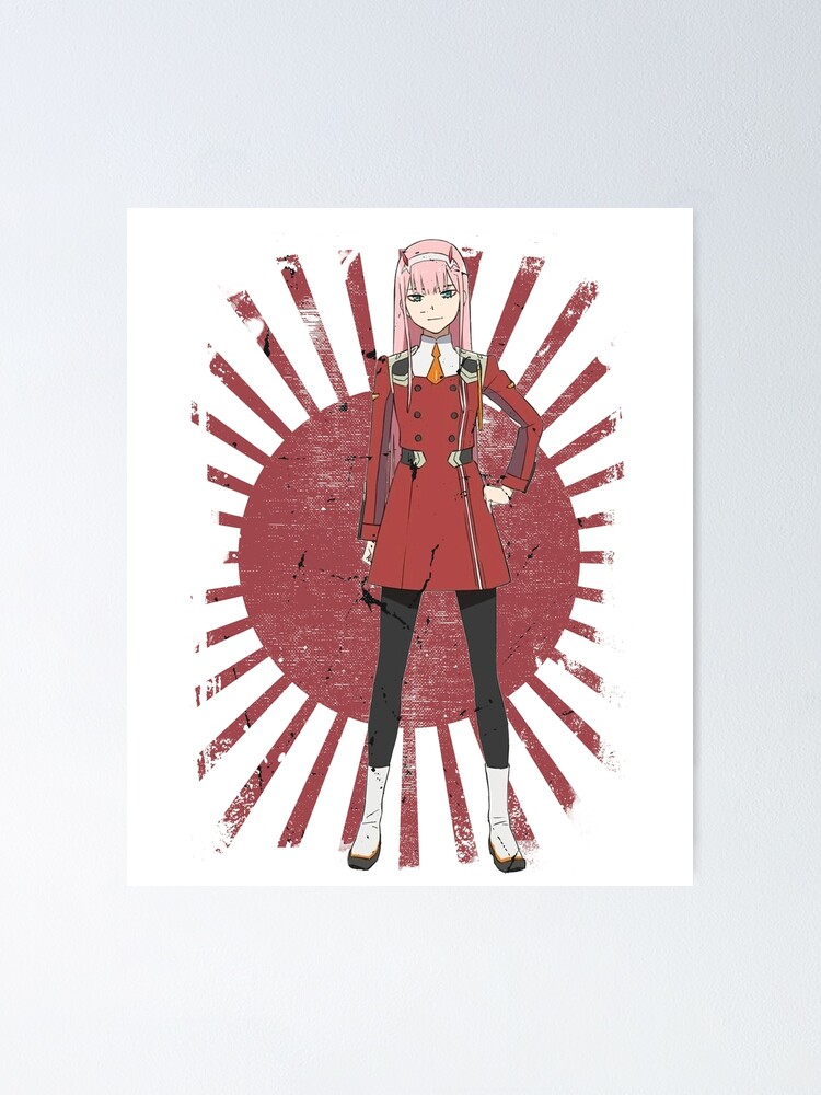"Zero two strelitzia, Darling in the Franxx, ditf, darlifra" Poster by ...