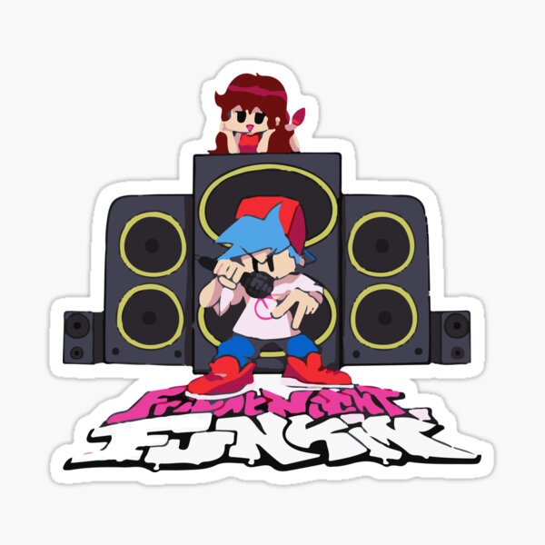 "Friday Night Funkin" Sticker for Sale by mouadmarghadi | Redbubble