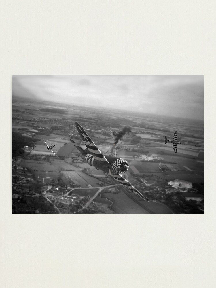 "P47 Thunderbolt - D-Day Train Busters" Photographic Print for Sale by ...