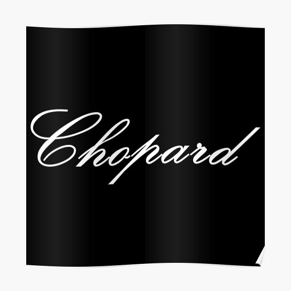 Póster «Chopard Clásico Blanco Negro» de alessiogiulio | Redbubble