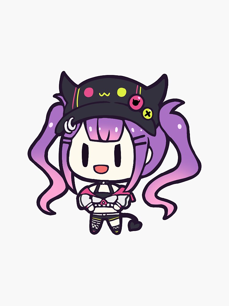 "Hololive Fan Merch - Tokoyami Towa" Sticker for Sale by Licialurie ...