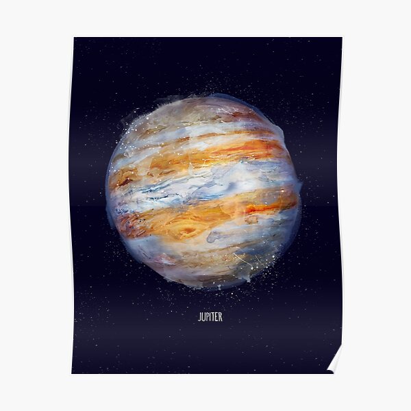 "Jupiter" Poster for Sale by AmyHamilton | Redbubble