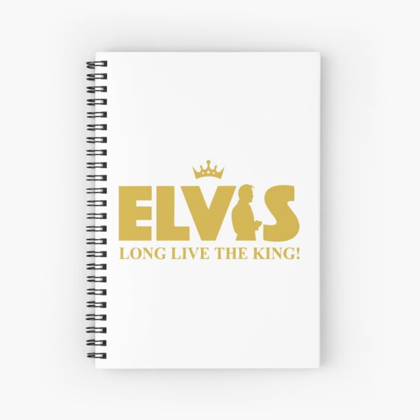 "Elvis Presley New Logo" Spiral Notebook by hamiltonsimps | Redbubble