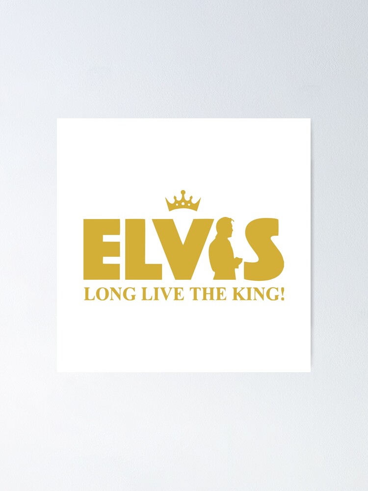 "Elvis Presley New Logo" Poster by hamiltonsimps | Redbubble