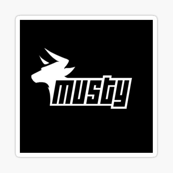 "Musty Merch" Sticker by Vekube | Redbubble