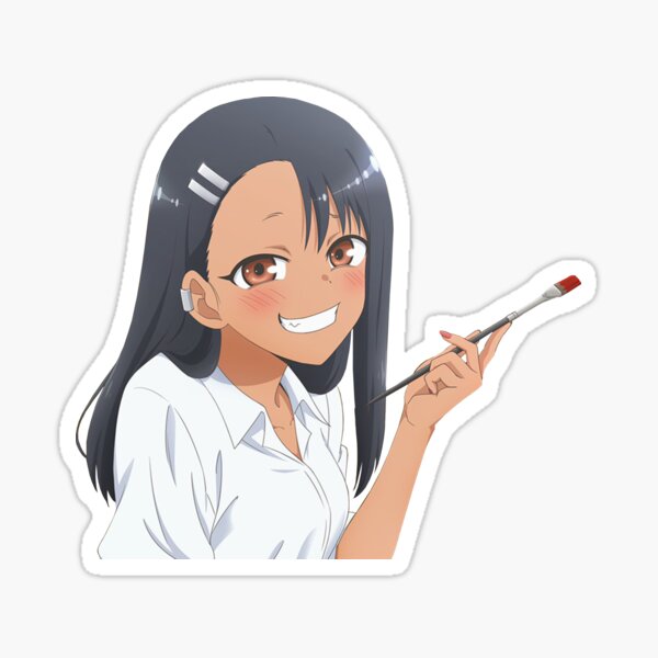 "Nagatoro adaptation" Sticker for Sale by SPARTIAN | Redbubble