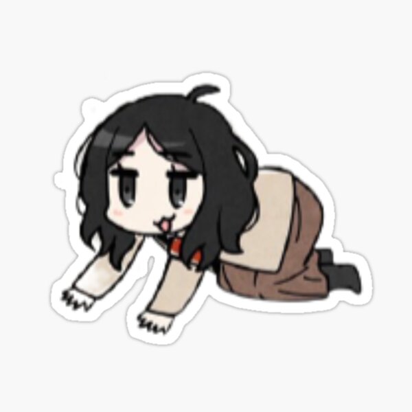 "Pieck finger chibi attack on titan cute" Sticker for Sale by ...