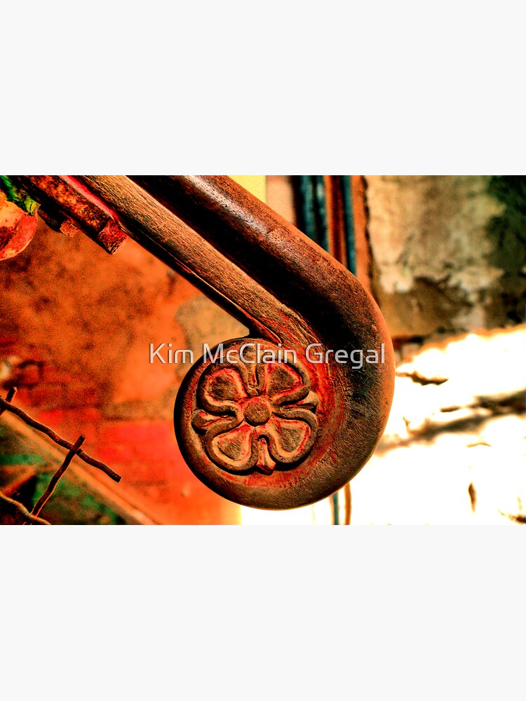 "Flower Handrail" Sticker for Sale by fotokmcc | Redbubble