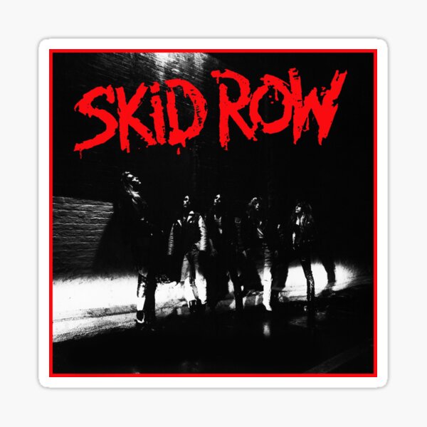 "Skid Row - Cover Album" Sticker by cbrolan7q | Redbubble