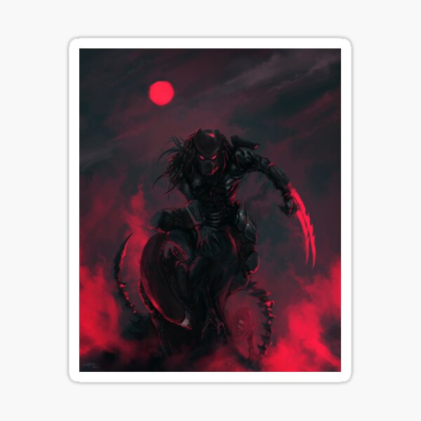 "Predator vs Aliens" Sticker for Sale by dlikt | Redbubble