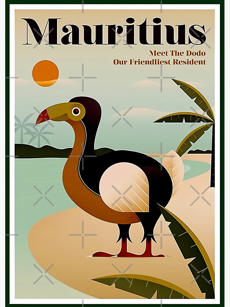 MAURITIUS Travel And Tourism Premium Matte Vertical Poster Designed ...