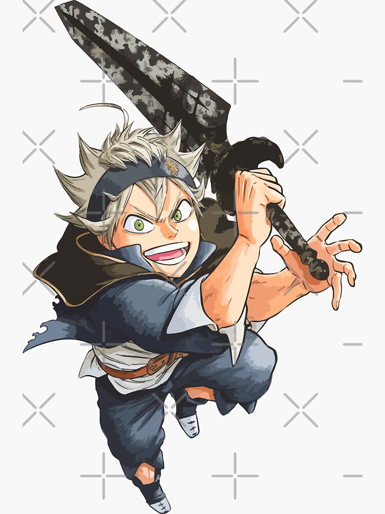 "Asta - Black Bulls" Sticker for Sale by Pestephan14 | Redbubble