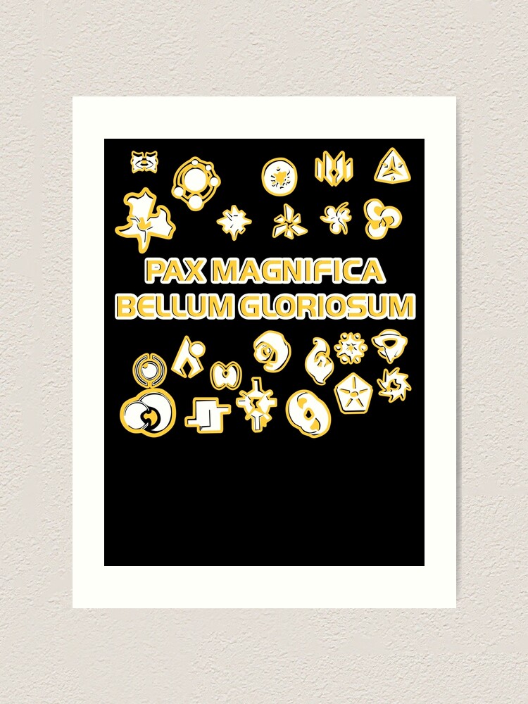 "Duotone Faction Symbols Pax Magnifica Bellum Gloriosum Twilight ...