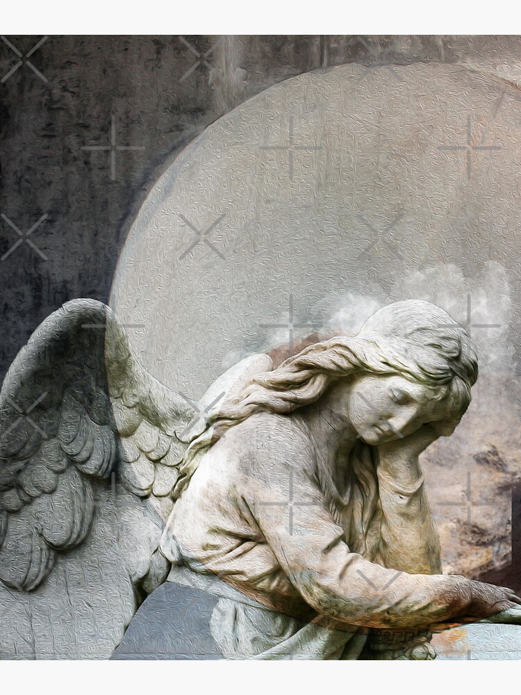 "Classic fallen angel" Sticker for Sale by margo2828 | Redbubble