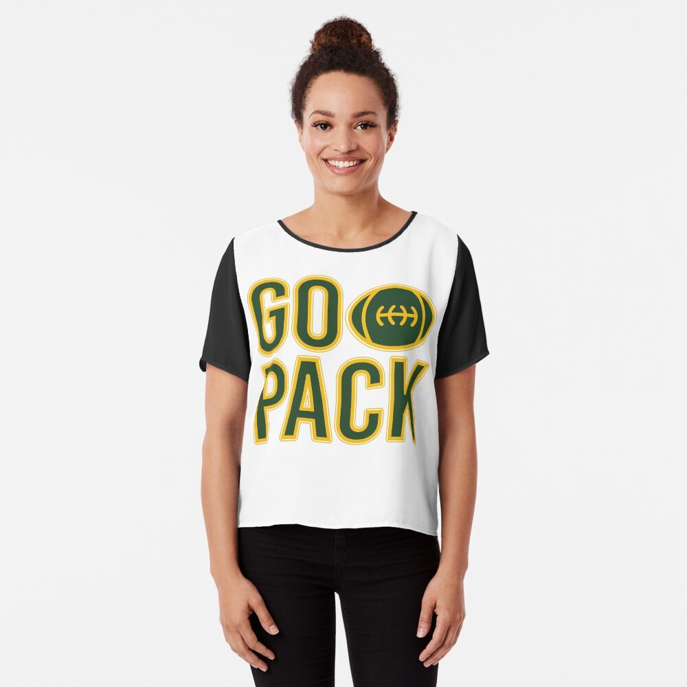 "Go Pack" Sticker for Sale by sabinako | Redbubble