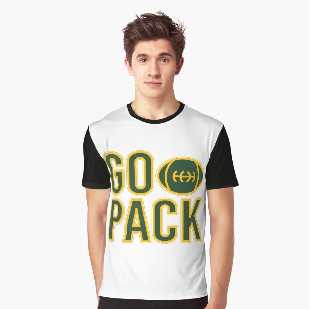 "Go Pack" Sticker for Sale by sabinako | Redbubble