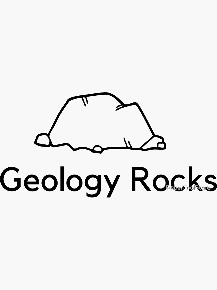 "Geology rocks pun - Funny and Cool" Sticker for Sale by RebelCoolStore ...