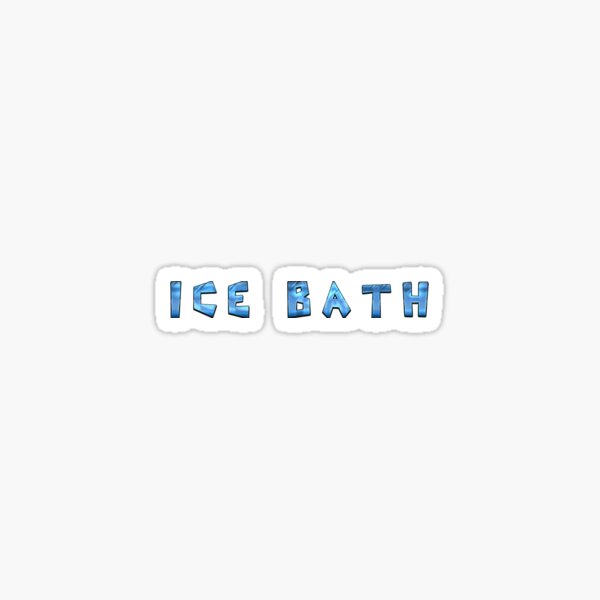 "Ice Bath" Sticker for Sale by NerdyStranger | Redbubble