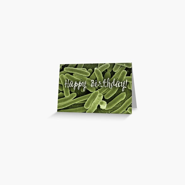 "Happy Birthday - Microbiologist" Greeting Card for Sale by garigots ...