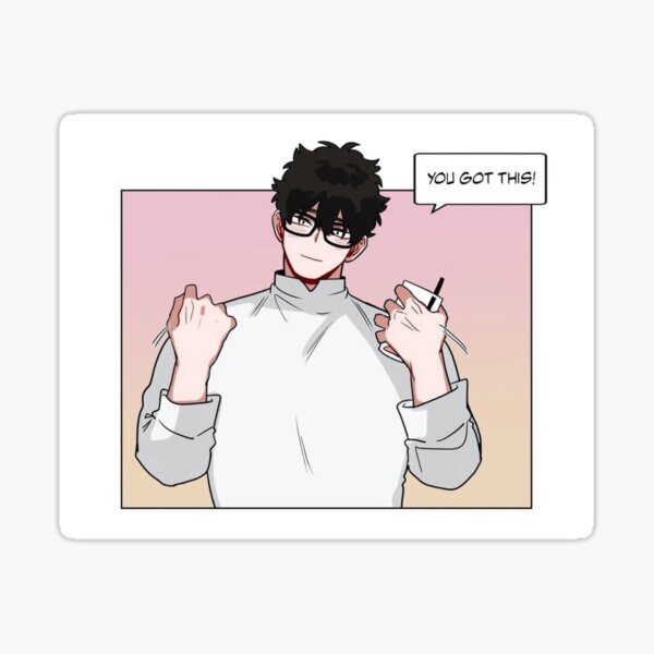 "Cheering Yohan " Sticker for Sale by Hanoybee | Redbubble