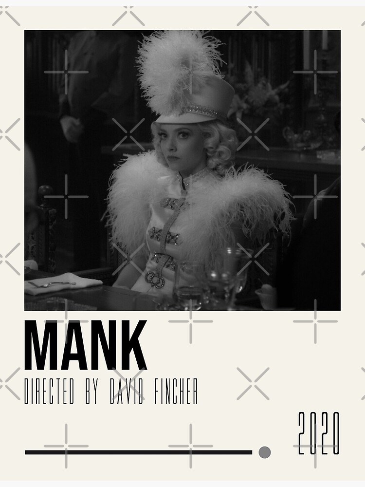 "Mank Movie Poster Art" Poster by watsoncambrey | Redbubble