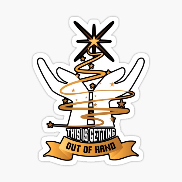 "This is getting out of hand -- meme trouble" Sticker by glitchman2 ...