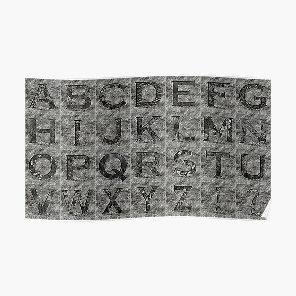 "Alphabet No.10" Poster for Sale by leobrix | Redbubble