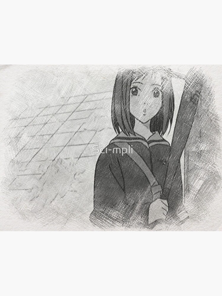 "FLCL Mamimi Pencil" Poster by Sci-mpli | Redbubble