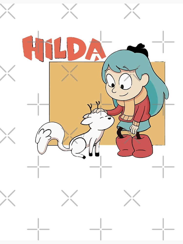 Impression photo « HILDA NETFLIX et brindille HILDA CARTOON SHOW cadeau ...