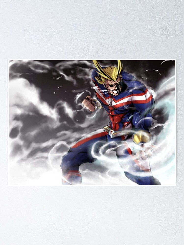 "My Hero Academia All Might" Poster by Marucchi | Redbubble