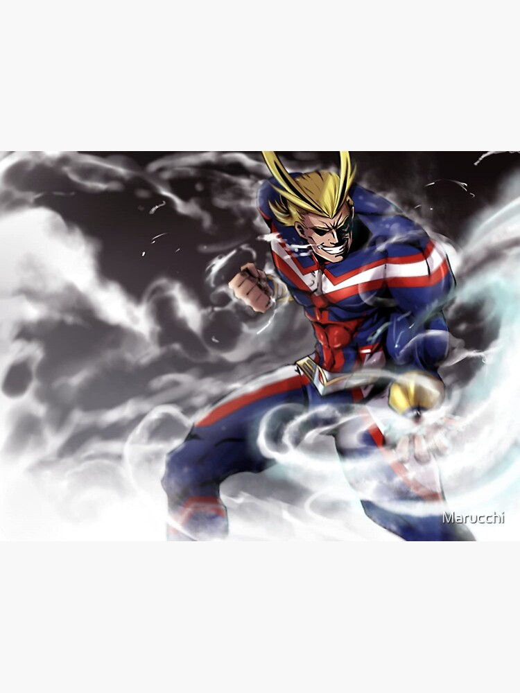 "My Hero Academia All Might" Sticker by Marucchi | Redbubble