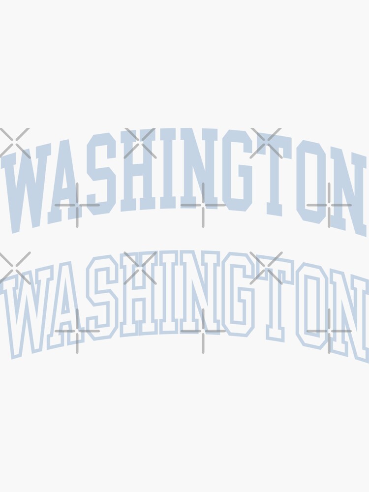 "Washington State Varsity Letter" Sticker for Sale by illustrationsbm ...