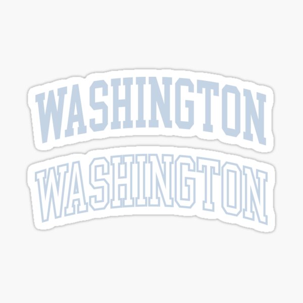 "Washington State Varsity Letter" Sticker for Sale by illustrationsbm ...