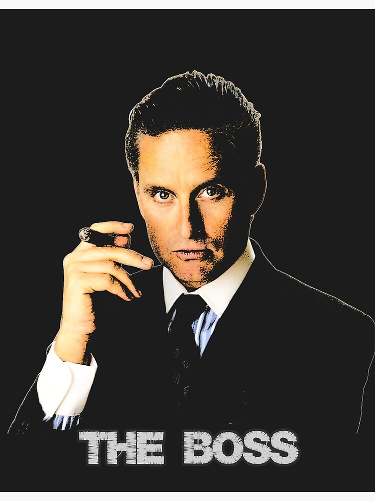 "The Boss - Gordon Gekko" Poster by Carpe-diem | Redbubble