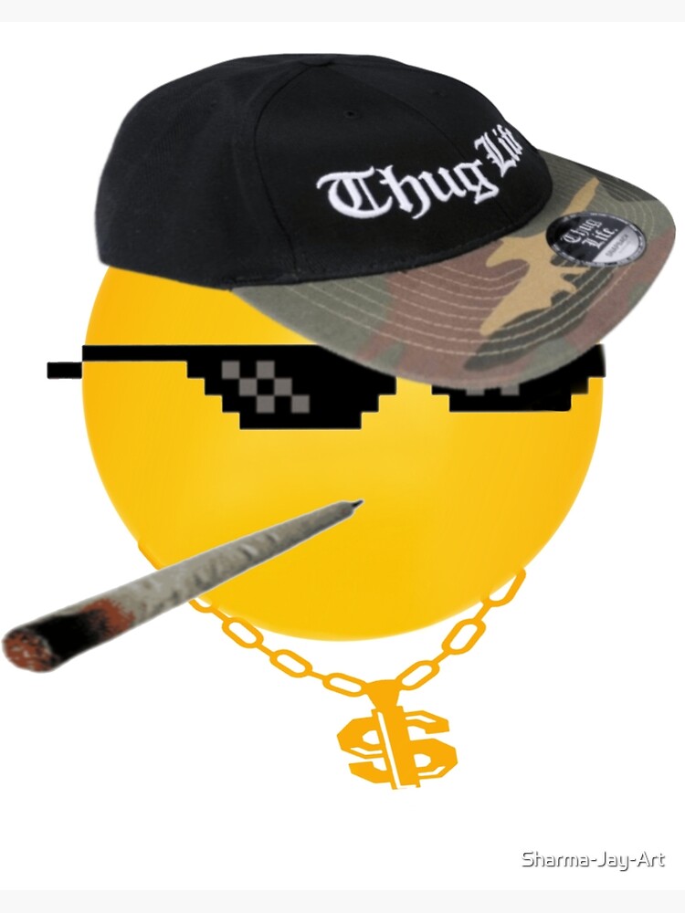 Póster «Thug Life emoji | Productos de Thug life | Amantes de los ...