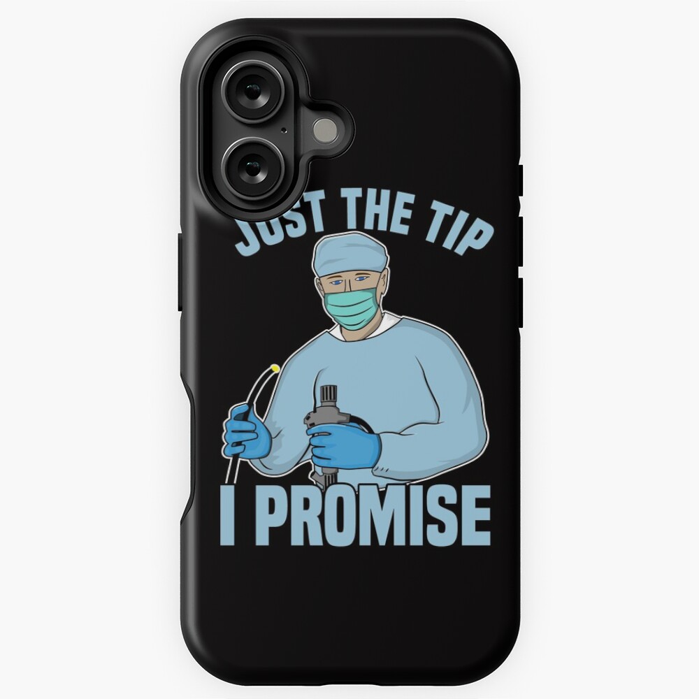"Just The Tip I Promise - Endoscopy, Colonoscopy Humor" Greeting Card ...