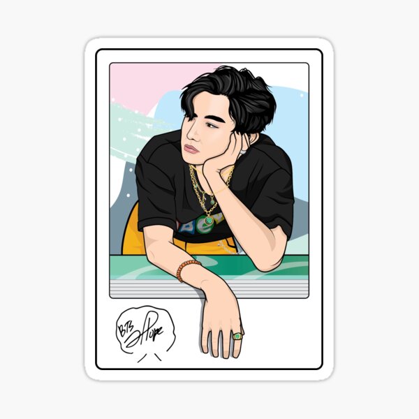 "BTS J-Hope Dynamite Cafe Fotoshooting Signierter Polaroid-Stil ...