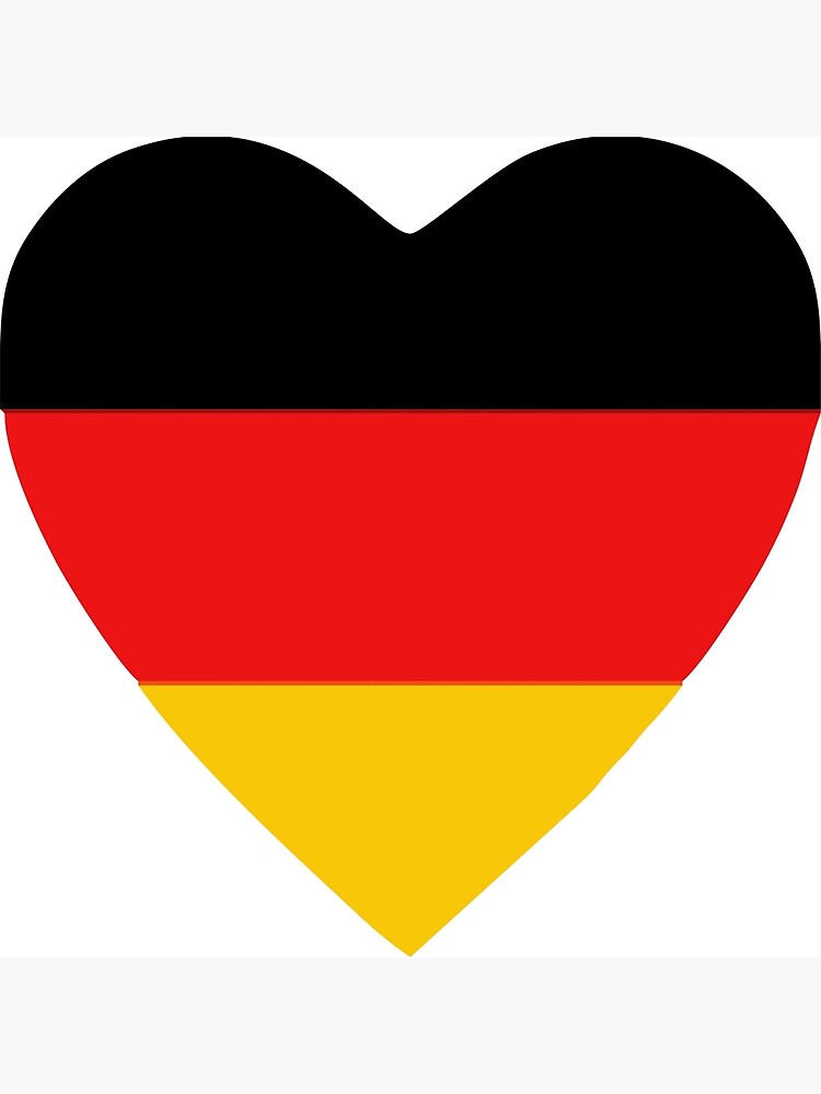"Deutsches Herz" Poster von cnimons | Redbubble