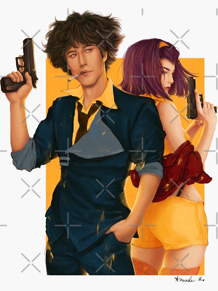 "Spike & Faye" Sticker by blueberryiscute | Redbubble