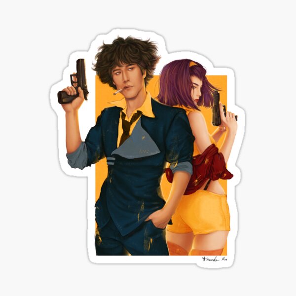 "Spike & Faye" Sticker by blueberryiscute | Redbubble
