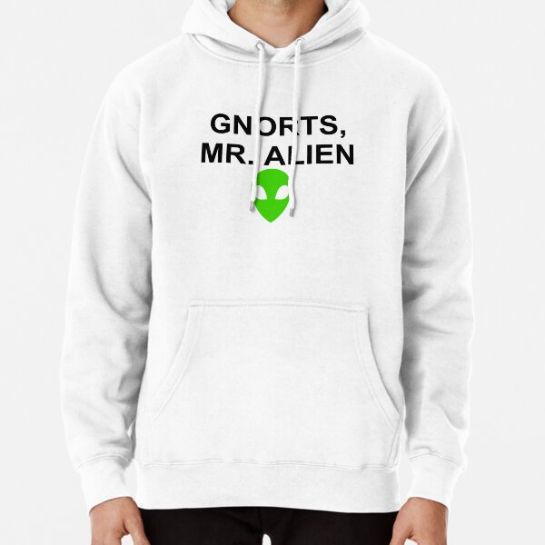"Gnorts, Mr. Alien" Pullover Hoodie for Sale by Englishwerewolf | Redbubble