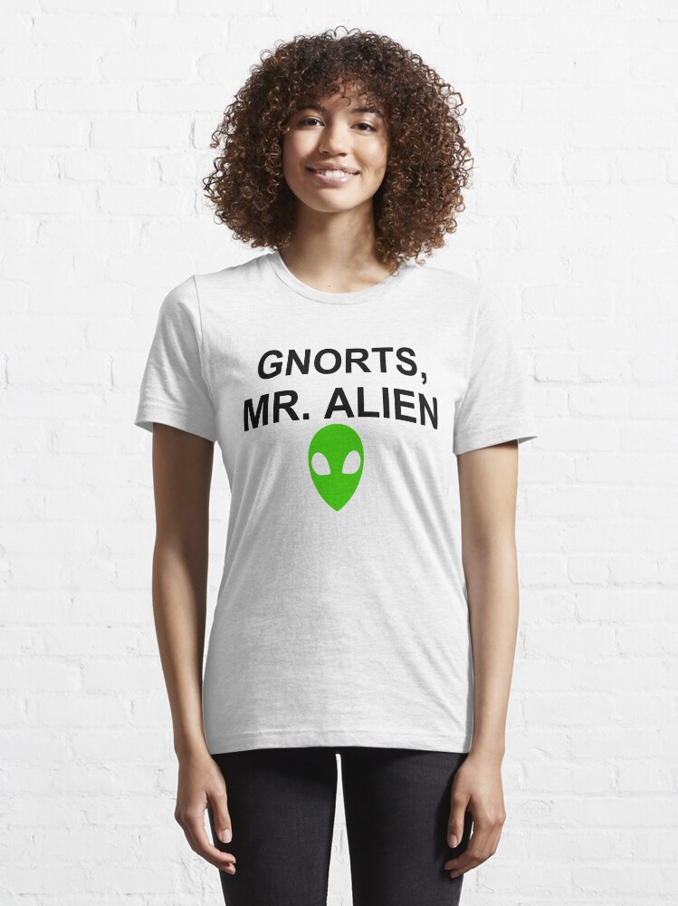 "Gnorts, Mr. Alien" Essential T-Shirt for Sale by Englishwerewolf | Redbubble