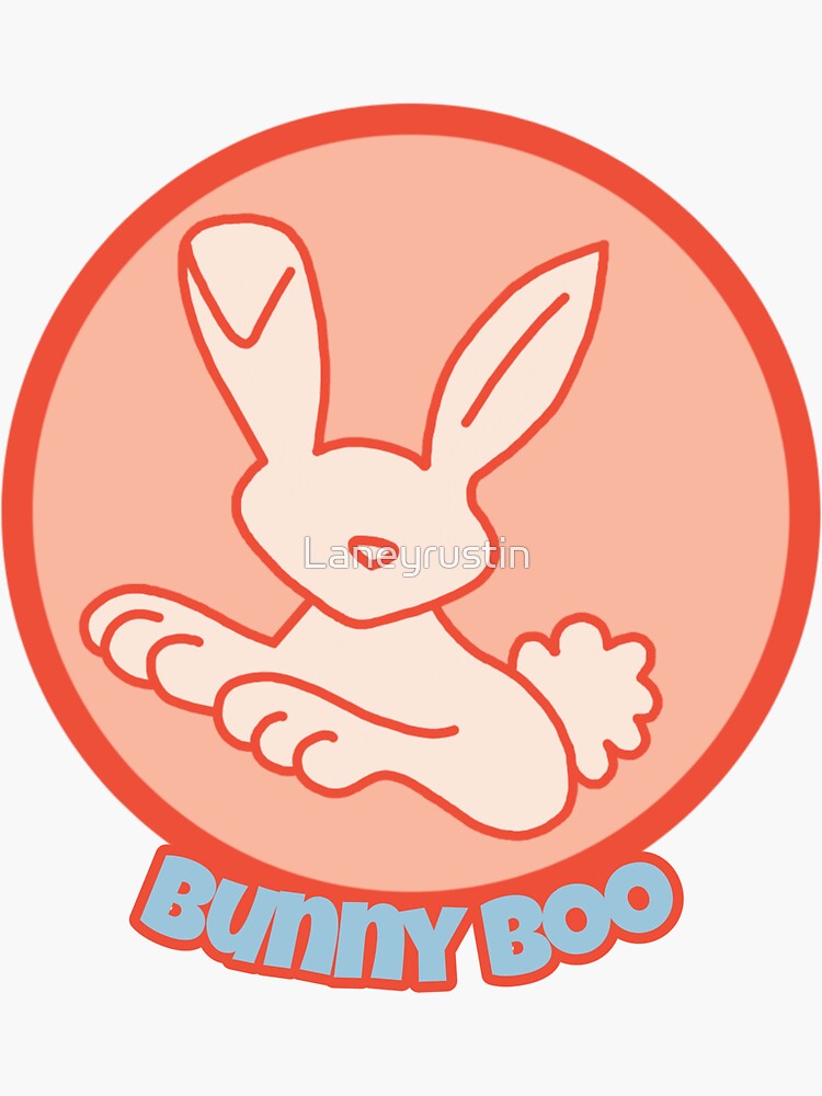 "Bunny Boo" Sticker for Sale by Laneyrustin | Redbubble
