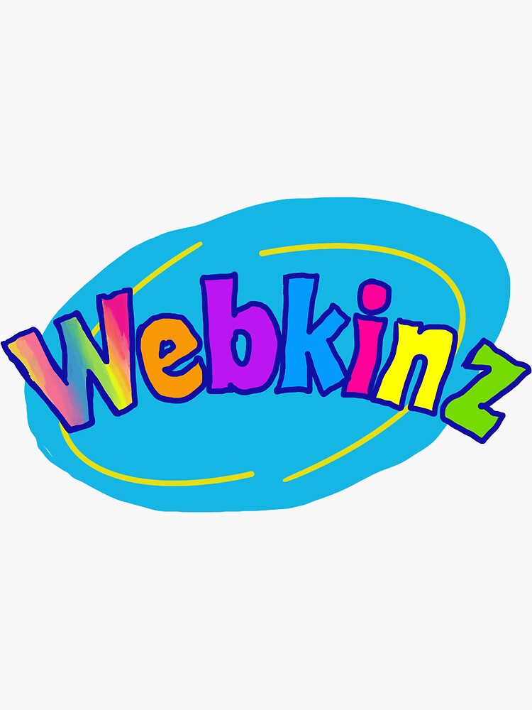 Pegatina «Logotipo dibujado a mano de Webkinz en colores brillantes y ...