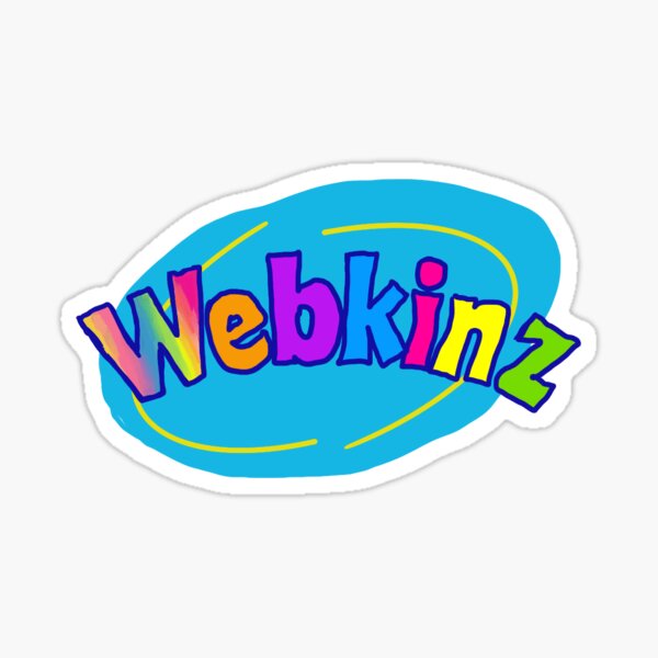 Pegatina «Logotipo dibujado a mano de Webkinz en colores brillantes y ...