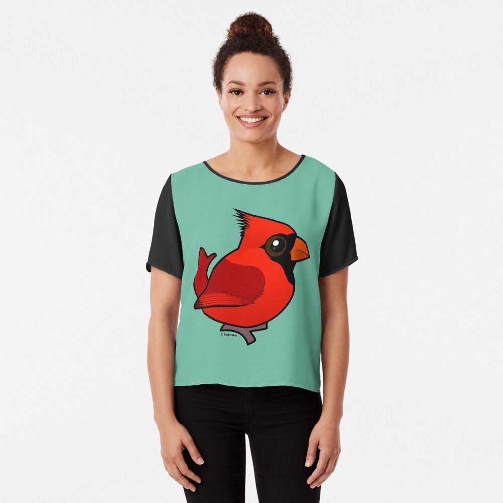 "Birdorable Northern Cardinal" Sticker for Sale by birdorable | Redbubble